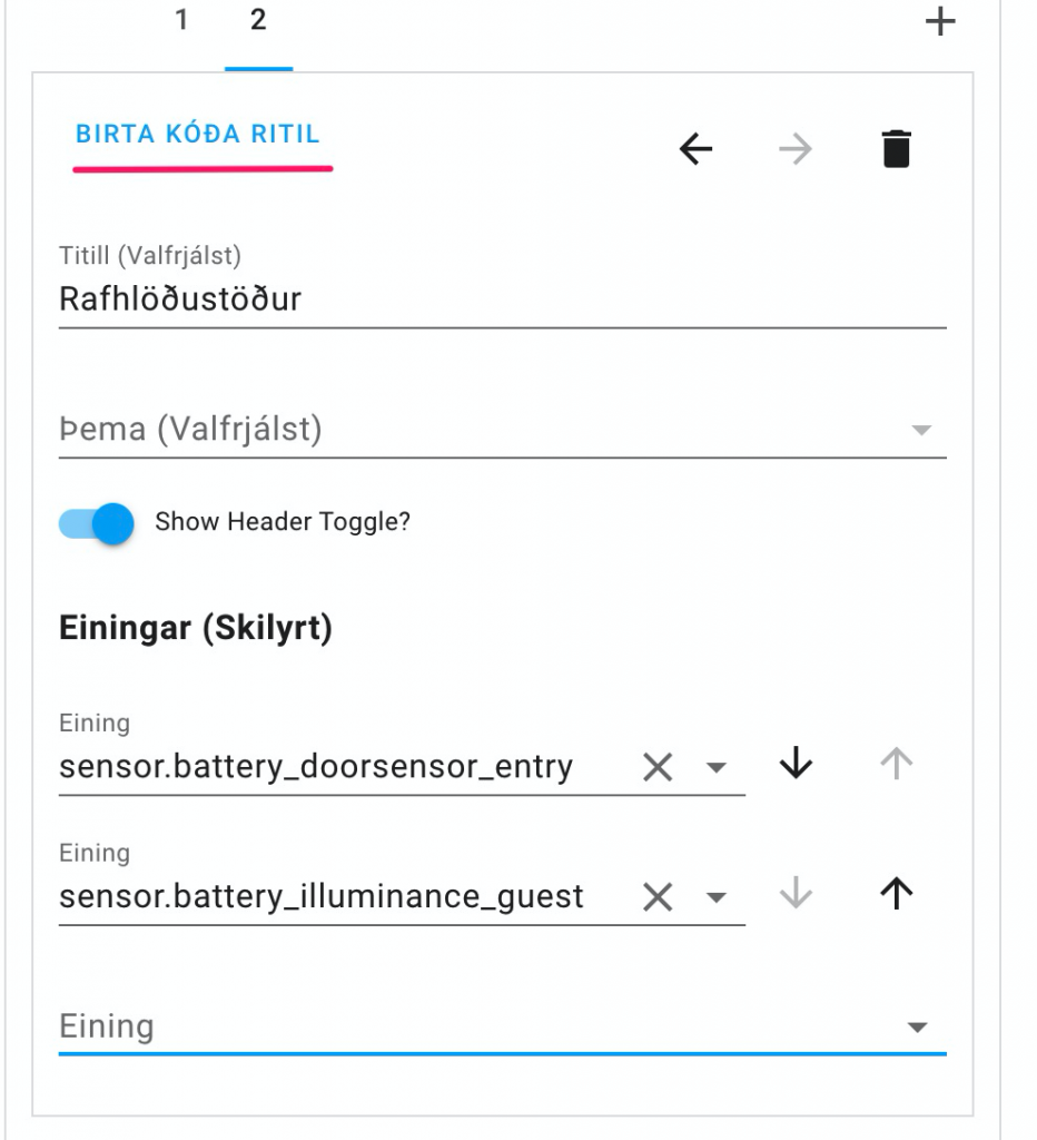 Rafhlöðukort - Snjallingur.is